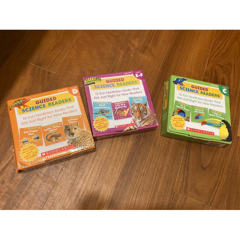 二手書）Scholastic Guided Science Readers Level C D EF | 蝦皮購物