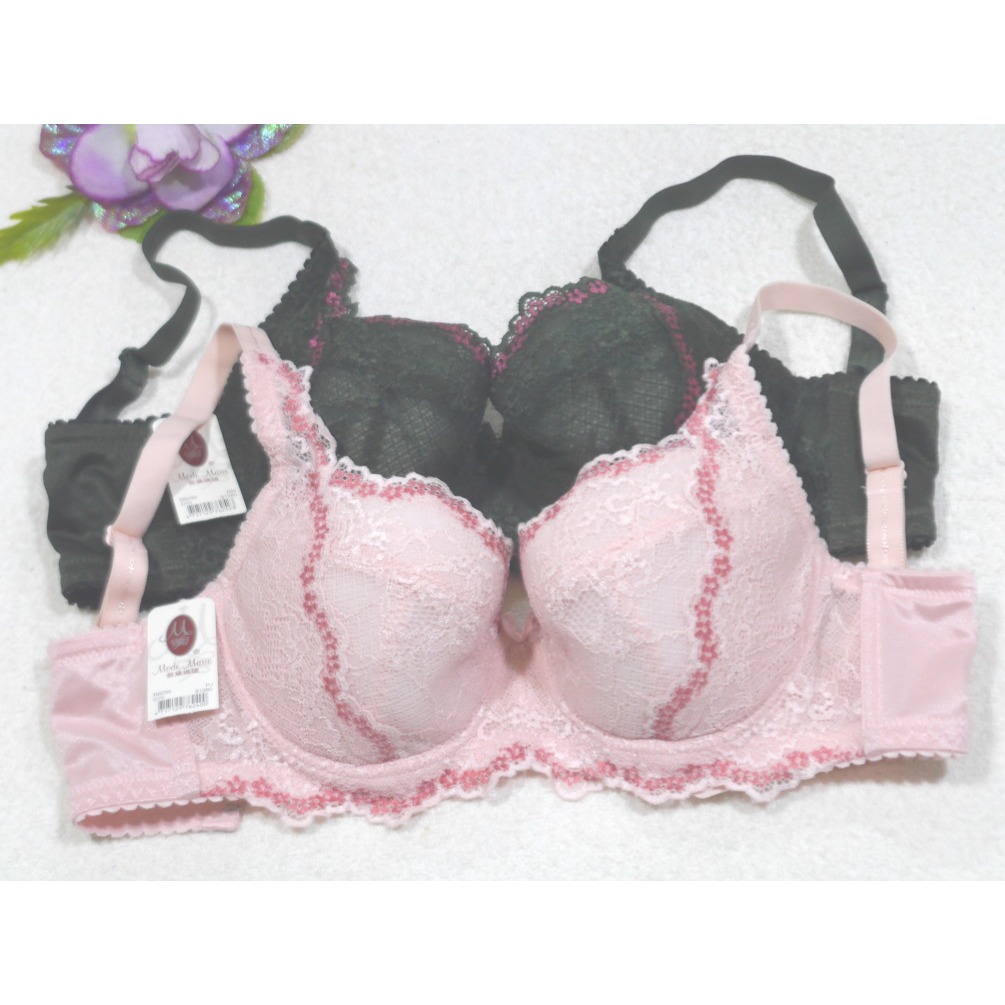 曼黛瑪璉~V聚現II系列內衣《R8239》~70D,75D,80B,80C,80D~粉紅,墨綠~脅邊加寬~ | 蝦皮購物