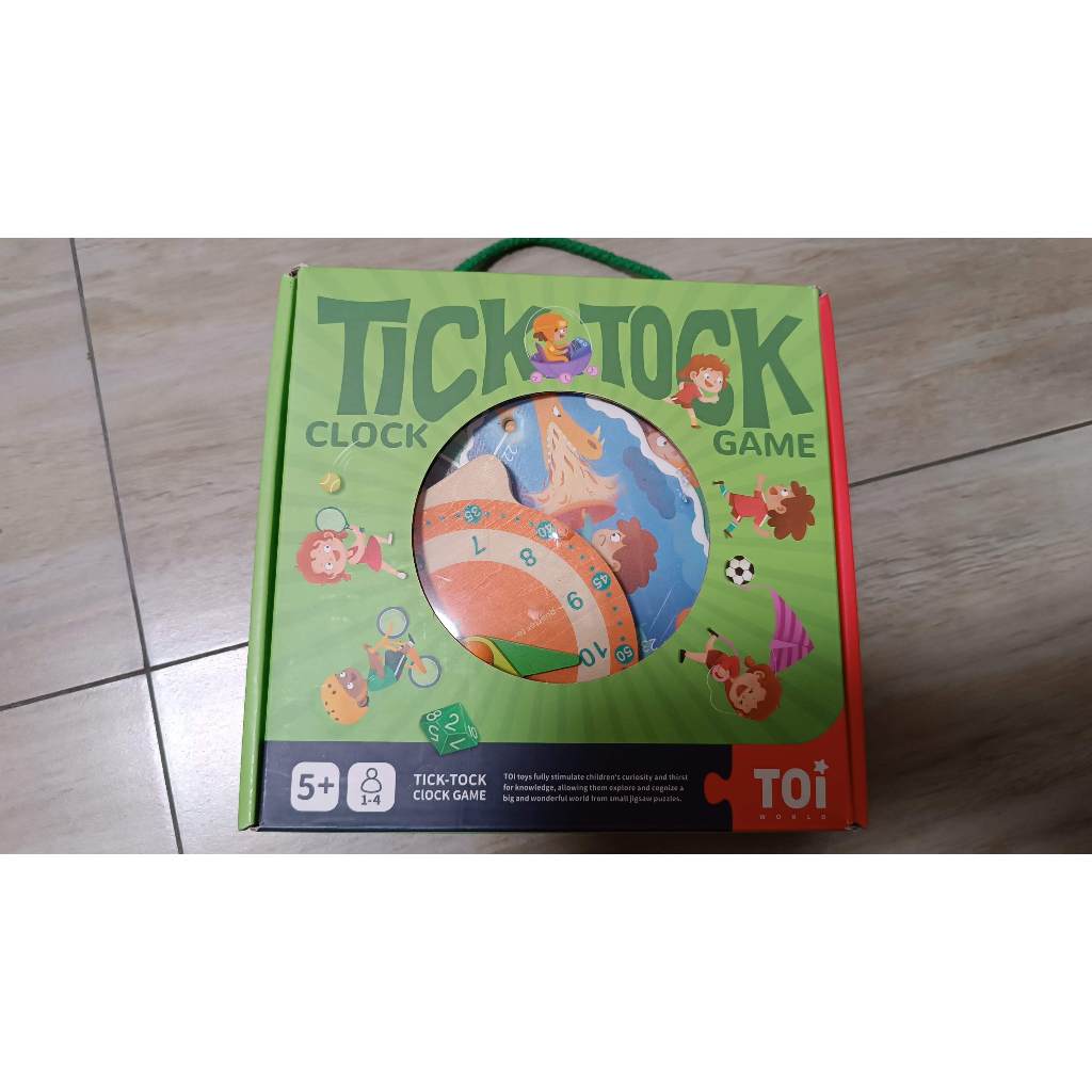 tick tock clock game 二手 | 蝦皮購物