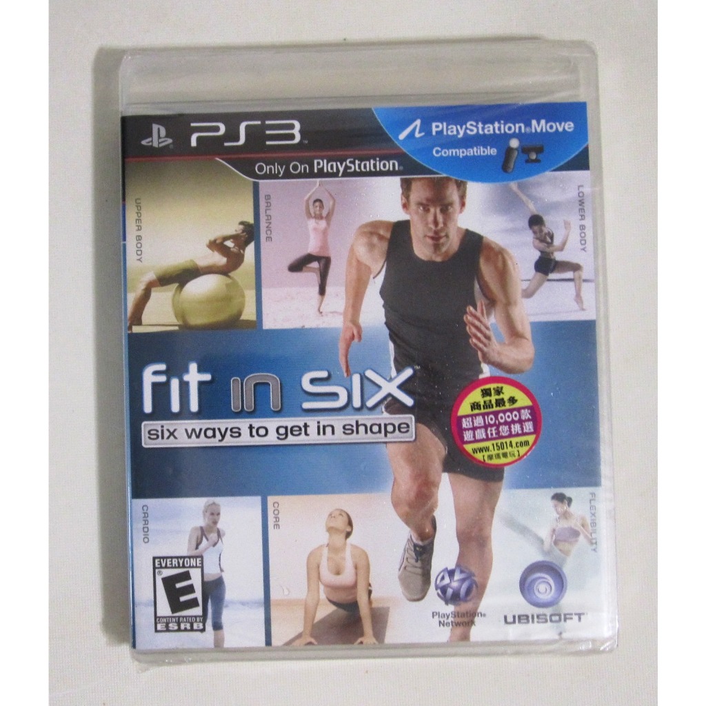 全新PS3 健身工坊 英文版 FIT IN SIX (MOVE) | 蝦皮購物