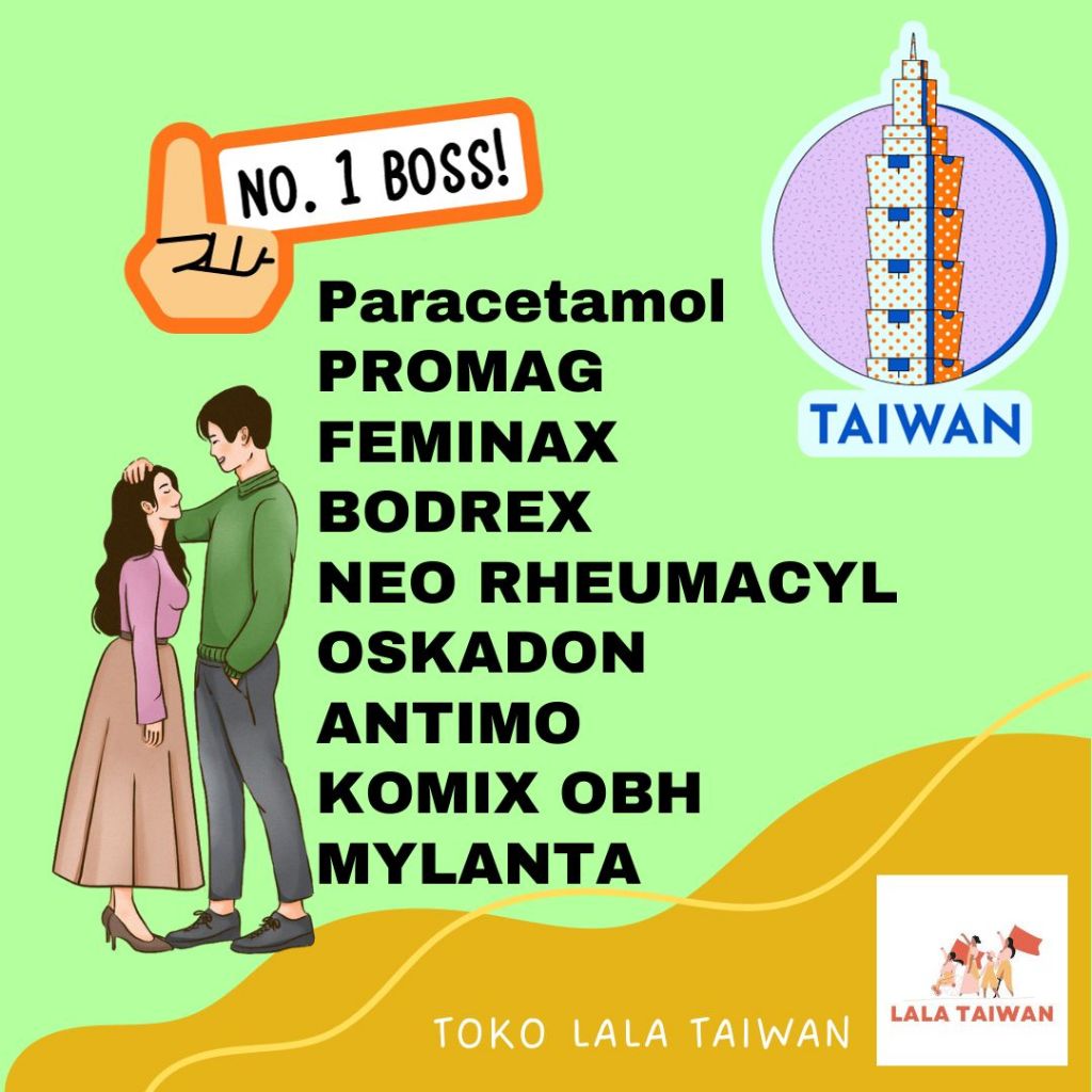 APOTEK LALA TAIWAN - OBAT NYERI SAKOT KEPALA MAAG GIGI | 蝦皮購物