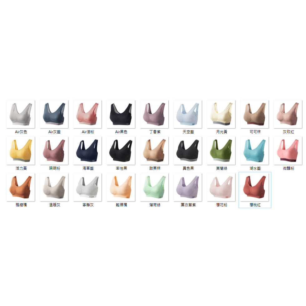 Viage 晚安立體美型內衣LL 2L Air舒涼版黑色 率性黑 輕裸橘 微醺粉 可可棕 | 蝦皮購物