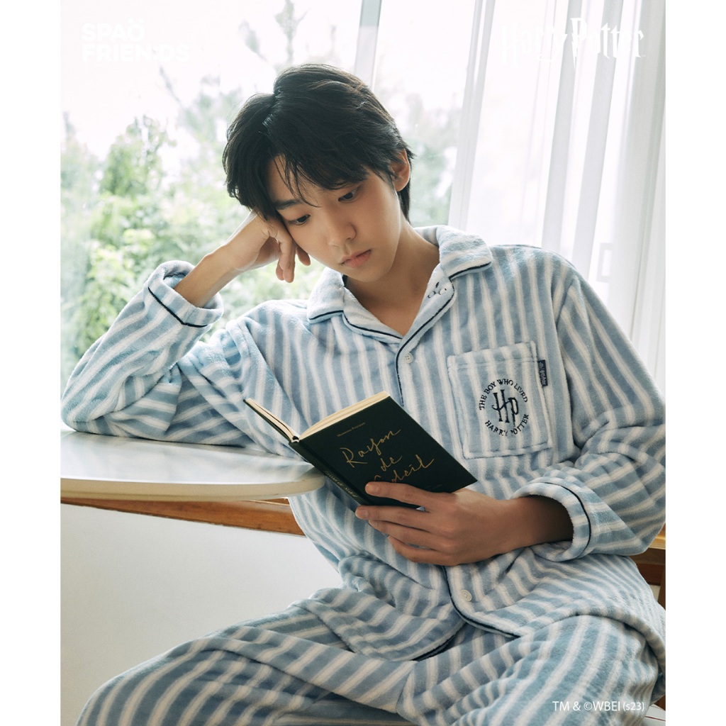 【zz韓國代購🇰🇷】🔥新增新款🔥 SPAO 睡衣派對 長袖 睡衣 睡褲 加絨 保暖 蠟筆小新 哈利波特 | 蝦皮購物