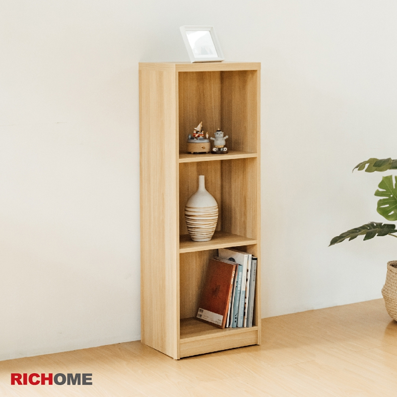 RICHOME 福利品 BO-389 格麗塔三層 置物櫃 公文櫃 收納櫃 辦公 邊櫃 空櫃 書櫃 展示櫃 層架 | 蝦皮購物