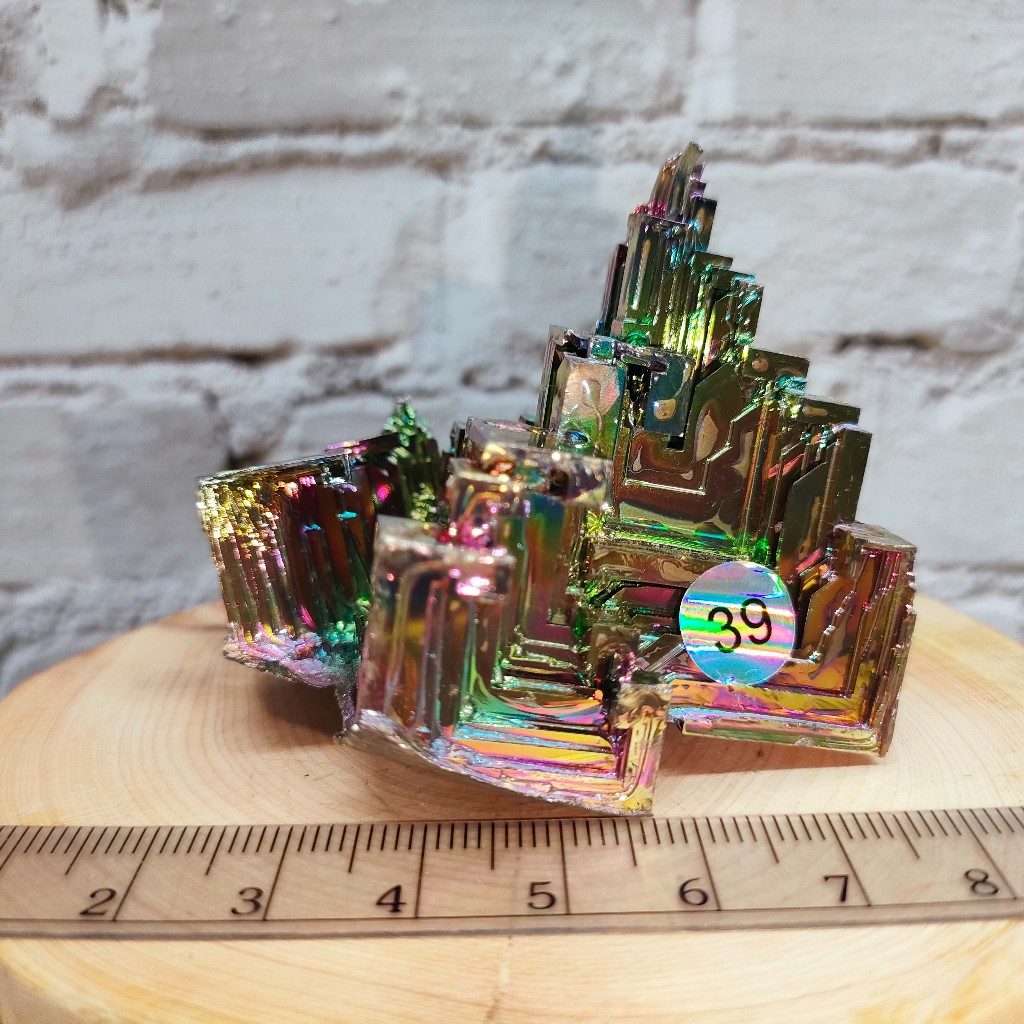 [硯嵐水晶 YL Crystal]鉍礦 鉍晶體 天使階梯 轉化礦石 擺件 | 蝦皮購物