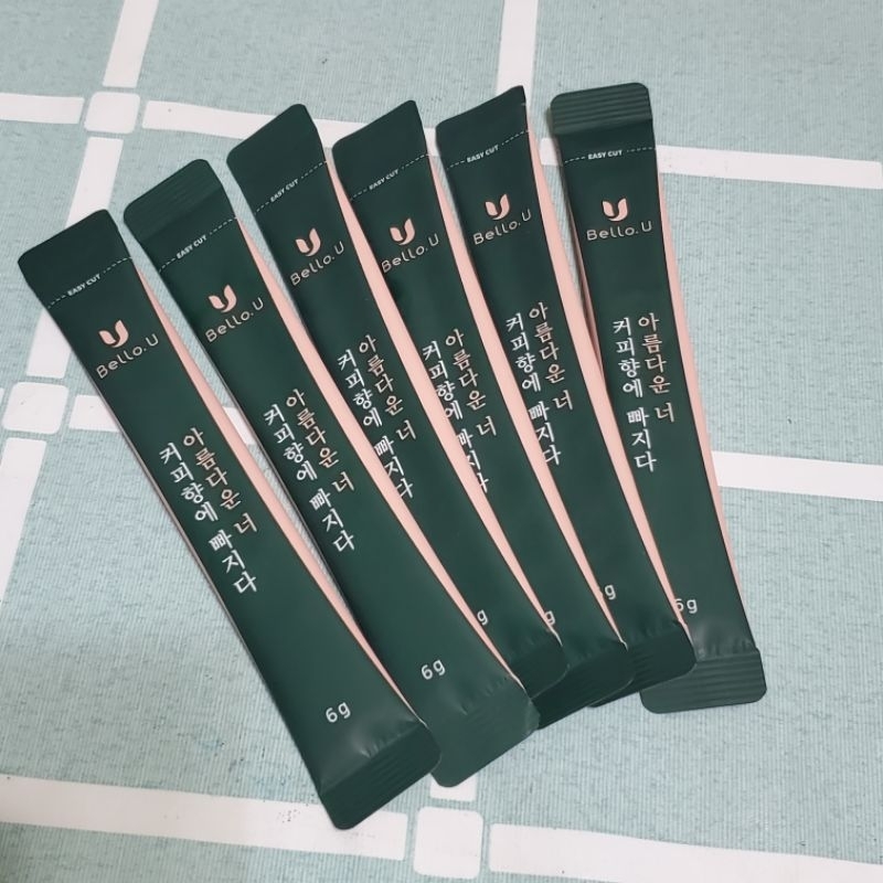 現貨 韓國原裝進口 BELLO.U 藤黃果咖啡6g*28條/盒 盒裝隨貨贈康普茶1條 | 蝦皮購物