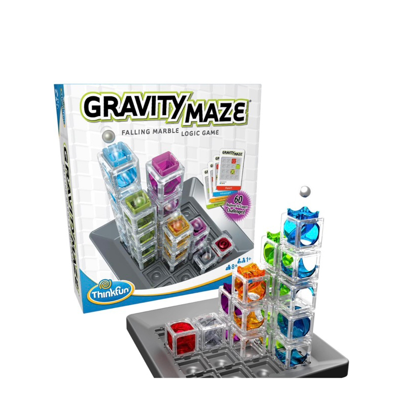 全新 現貨 美國【ThinkFun】正版 3D迷宮塔 STEM 重力遊戲 排列組合 科學教具 | 蝦皮購物