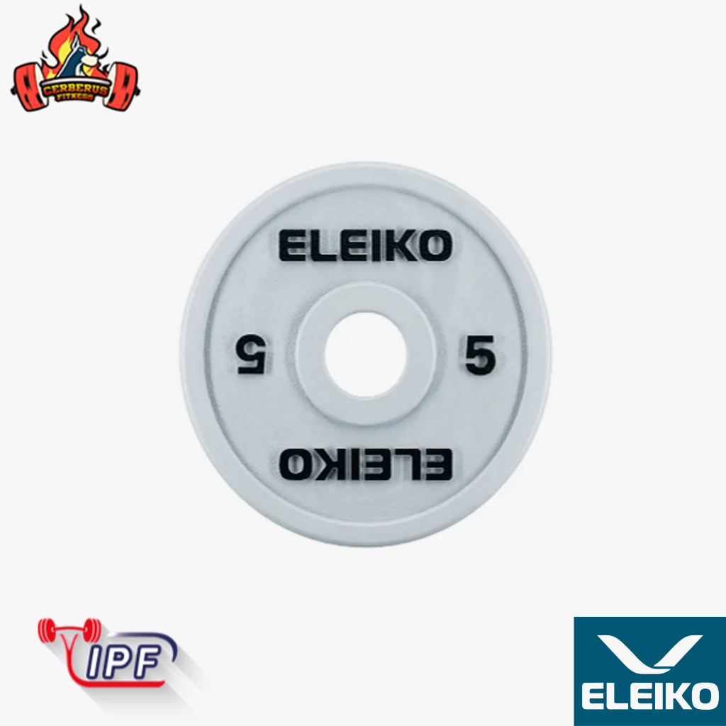 【豐萬－ELEIKO台灣獨家代理】5kg鑄鐵槓片（IPF國際認證） | 蝦皮購物