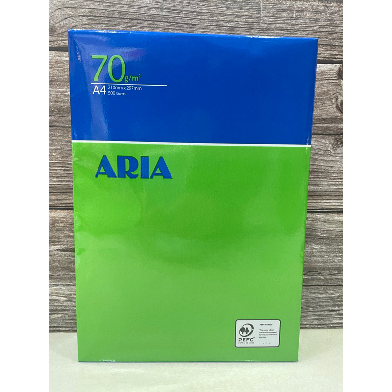 ARIA A4影印紙500張入 環保PEFC認證 A4紙 影印紙 A4列印紙 空白紙 70磅 | 蝦皮購物