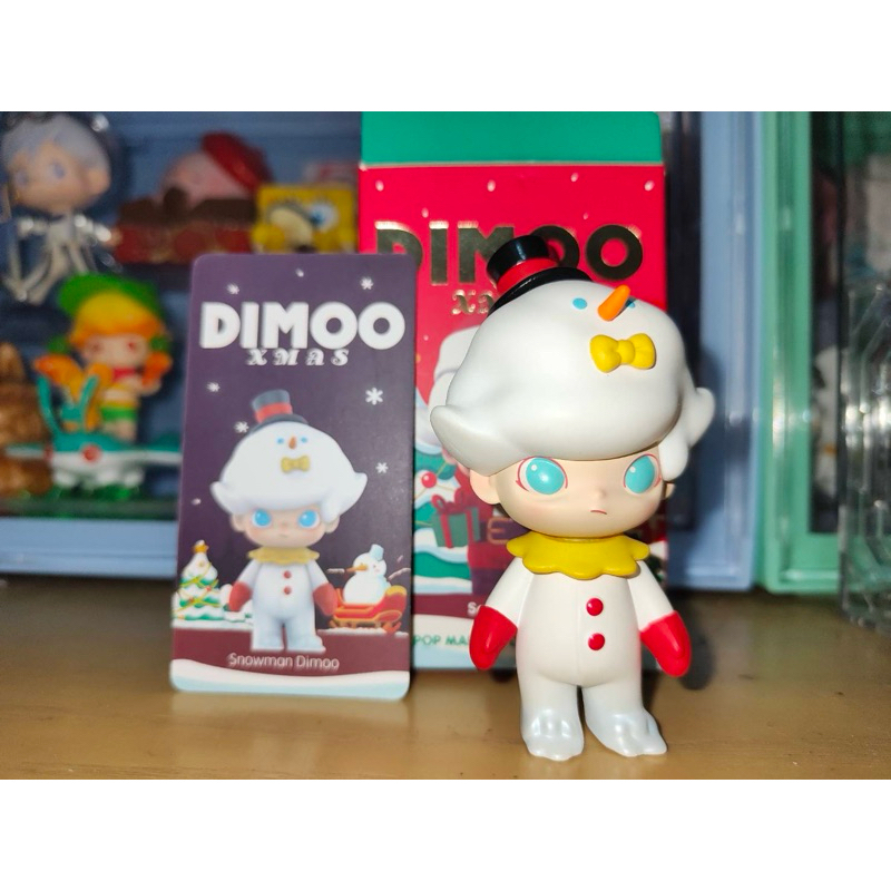 絕版/盲盒出清/泡泡瑪特POP MART/DIMOO 2019聖誕系列隱藏款-雪人 | 蝦皮購物