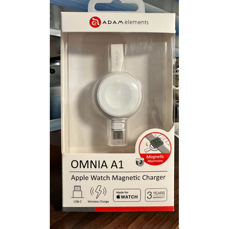 亞果元素OMNIA A1+ Apple Watch 快充版磁吸無線充電器 ADAM 亞果元素 | 蝦皮購物