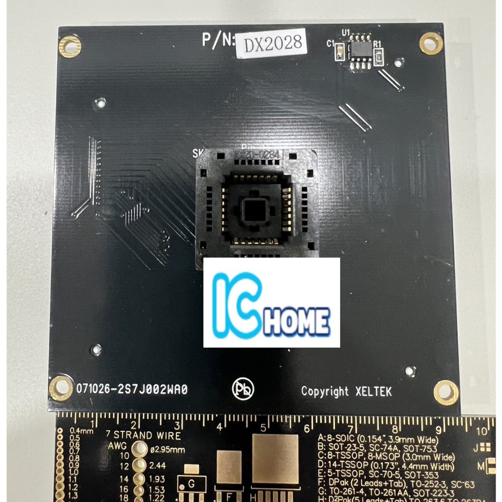 ICHOME 全新 DX2028 插座 轉接器 XELTEK PLCC 28 Socket Adapter 6100N | 蝦皮購物