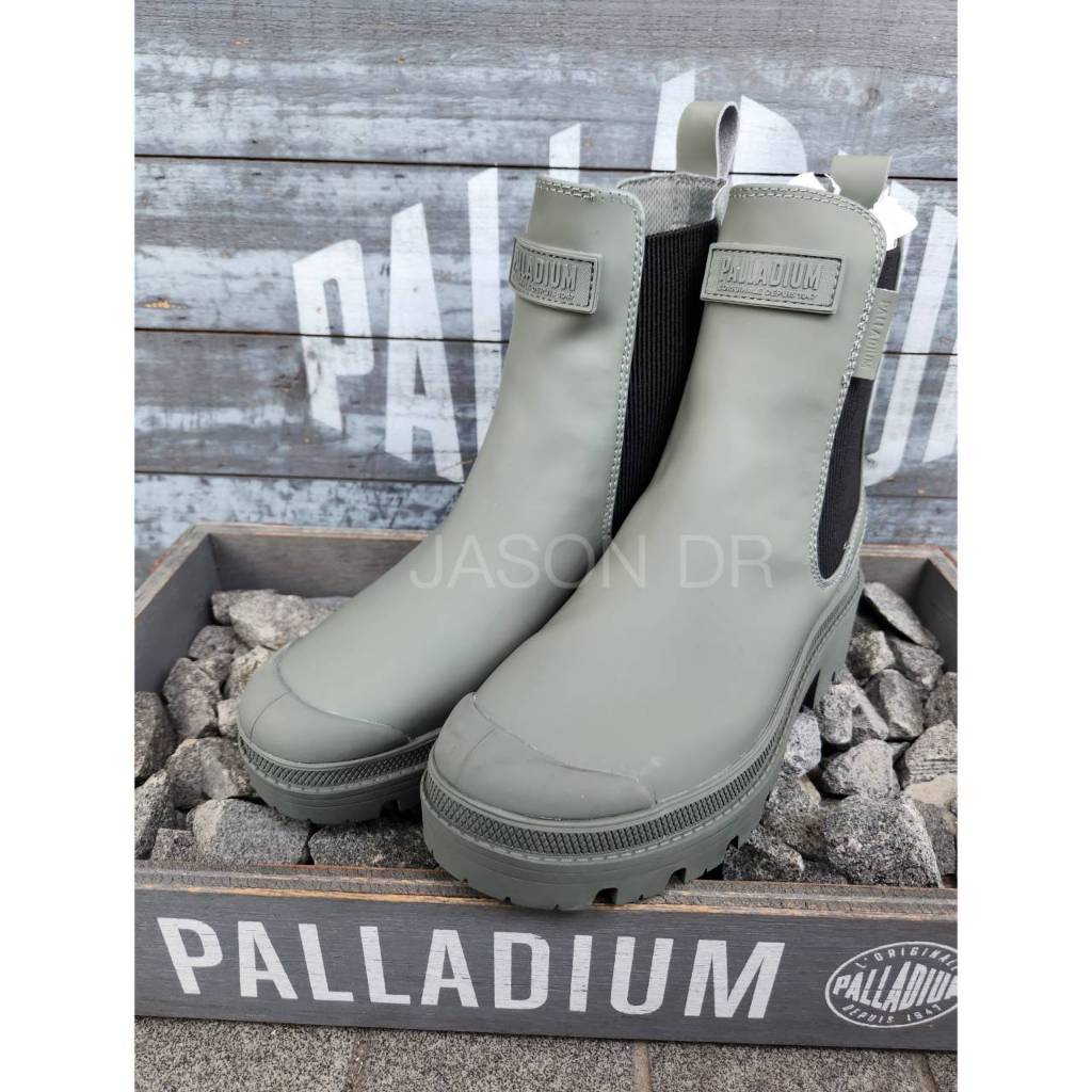 JASON DR(免運)PALLADIUM女款 PALLABASE CHE ARMY R切爾西美腿靴 98866-381 | 蝦皮購物