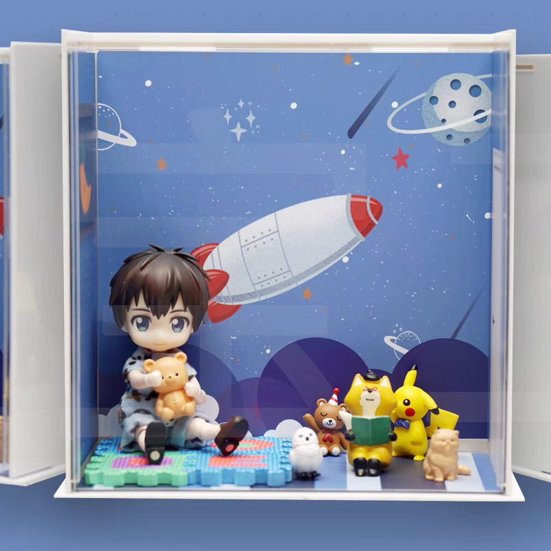 【風閣】磁吸 壓克力 可拆式 娃用 背景 2 - ob11 黏土人 gcs ymy 12分 拍攝 展示 場景 上衣 短袖 | 蝦皮購物