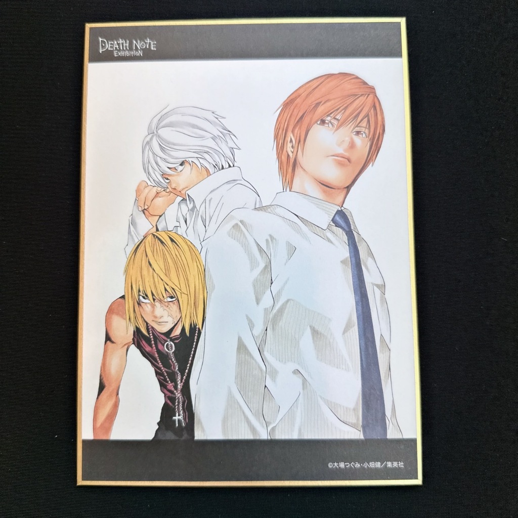日本 DEATH NOTE 死亡筆記本 夜神月 尼亞 梅洛 色紙 收藏卡 原畫展 限定收藏 大場鶇 小畑健 | 蝦皮購物