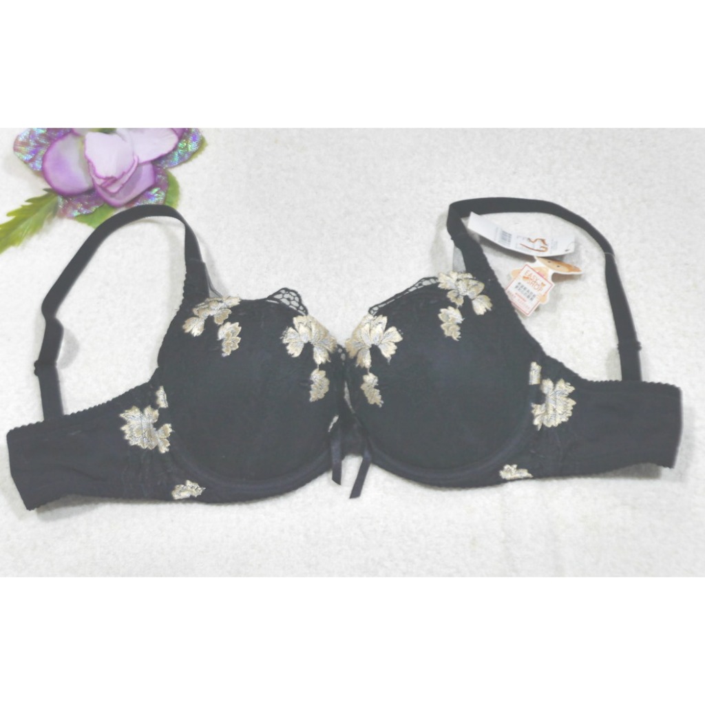 【奧黛莉】双面弧蝶系列 蕾絲繡花內衣【4028】~75B,75C~黑色 | 蝦皮購物