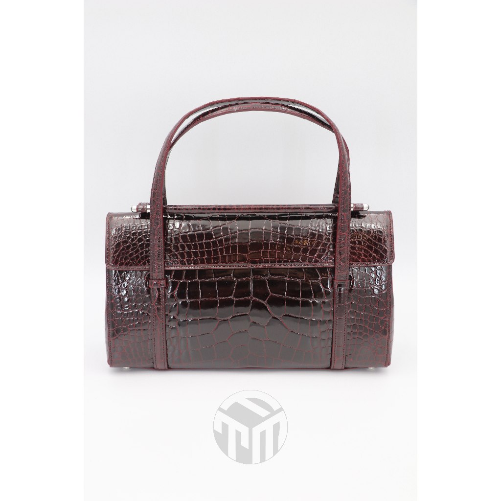 【飛天馬精品】Cartier 卡地亞 - 手提包 / 酒紅色 #0000013 | 蝦皮購物