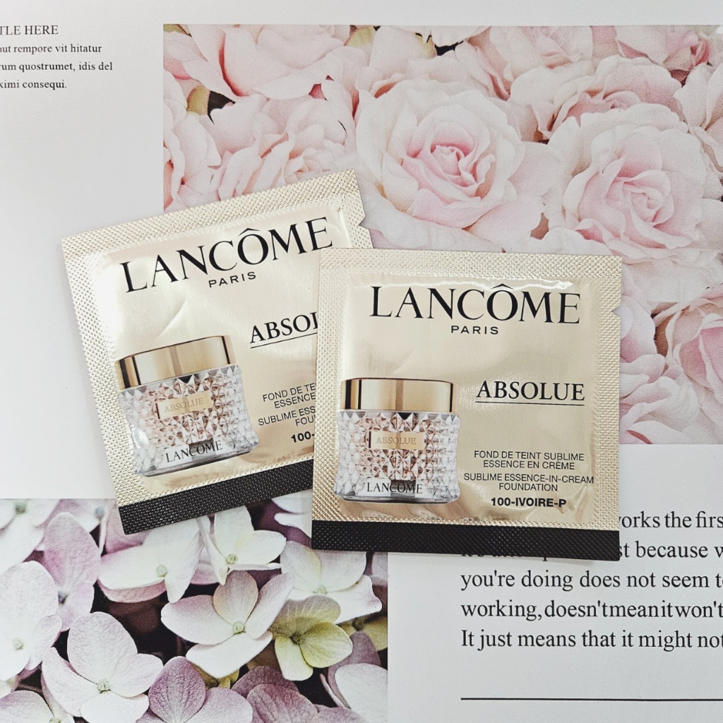 Lancome 蘭蔻 絕對完美精粹粉凝霜1ml 體驗包 ⭐5438美妝⭐ 蝦皮購物