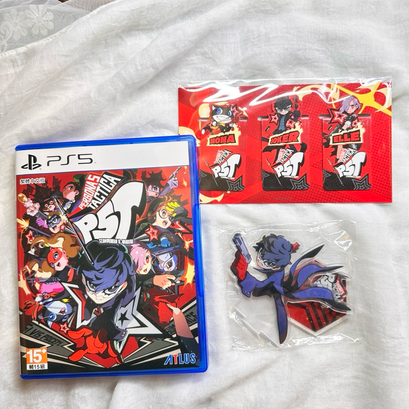 ps5 p5T 女神異聞錄5戰略版 二手遊戲片 巴哈特典 立牌特典 | 蝦皮購物