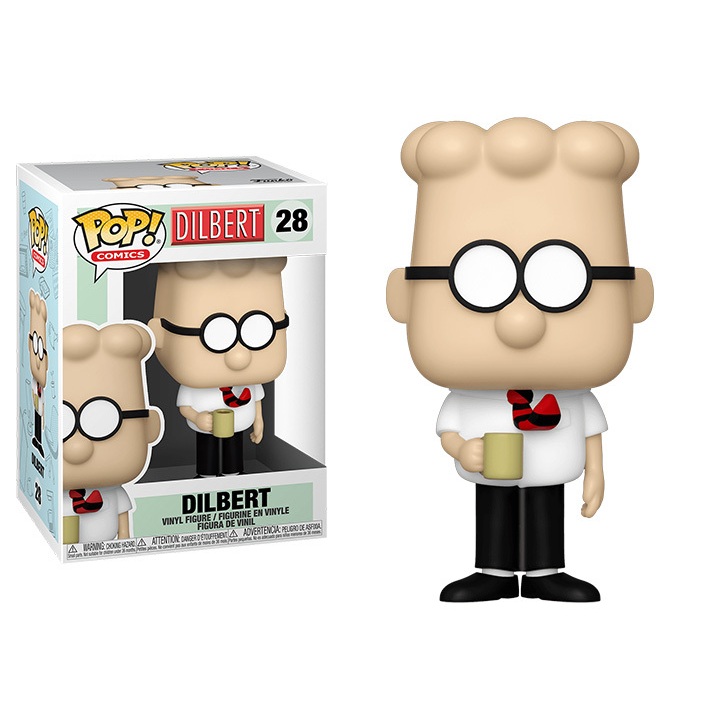 FUNKO POP 28 漫畫系列 呆伯特 DILBERT 收藏 公仔 | 蝦皮購物