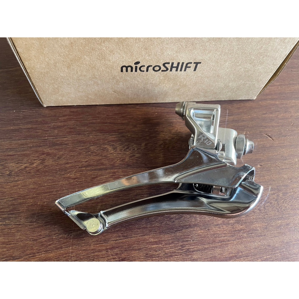 ~騎車趣~microSHIFT R10前變速器 2x10速用 公路車前變 附座式 台灣微轉 | 蝦皮購物