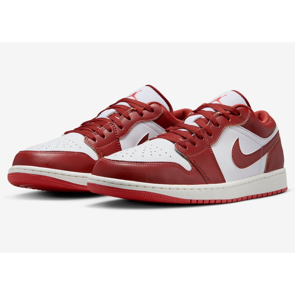【EAT-SHOE】AIR JORDAN 1 LOW 紅白 AJ1 男鞋 FJ3459-160 | 蝦皮購物