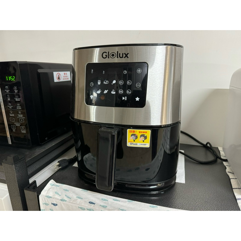 （二手）Glolux大容量7.5公升陶瓷智能氣炸鍋GLX6001AF | 蝦皮購物