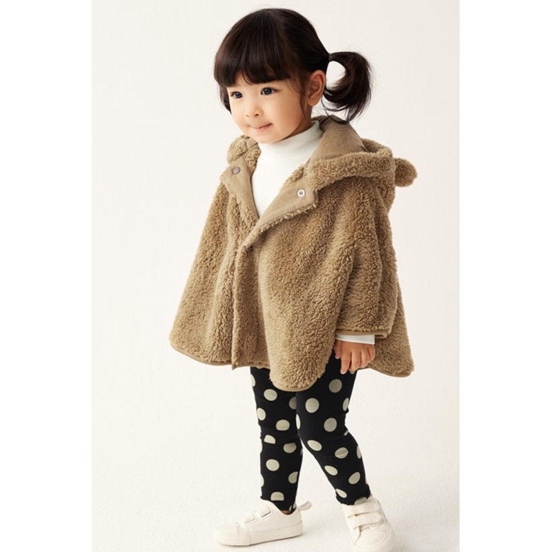 二手｜Lativ長刷毛造型斗篷(80cm) | 蝦皮購物