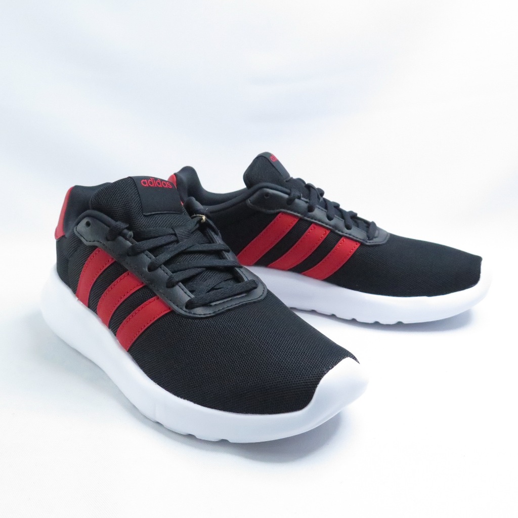 ADIDAS HP6095 LITE RACER 3.0 男款 運動休閒鞋 黑紅 | 蝦皮購物