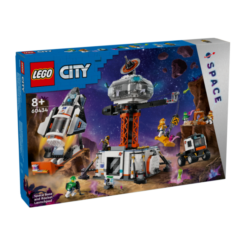 BRICK PAPA / LEGO 60434 Space Base and Rocket Launchpad | 蝦皮購物