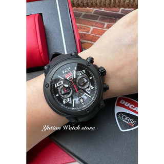 Ducati_杜卡迪重機品牌_台灣首發原廠保固兩年_Partenza 計時腕錶_廣告款黑色（預購款） | 蝦皮購物
