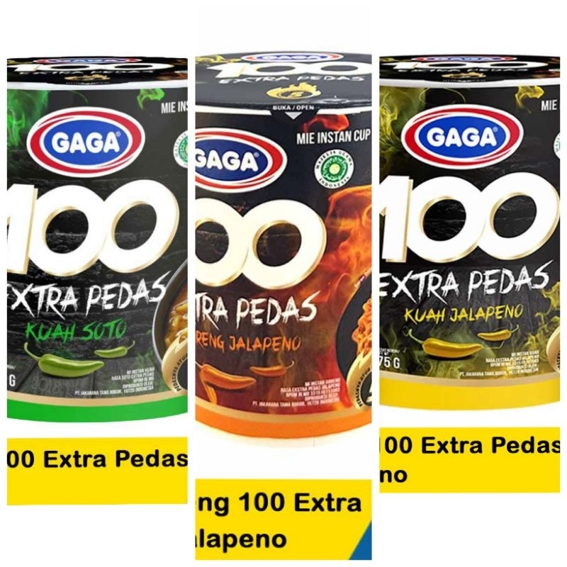 GAGA 100 ANEKA MIE CUP GAGA 75g | 蝦皮購物