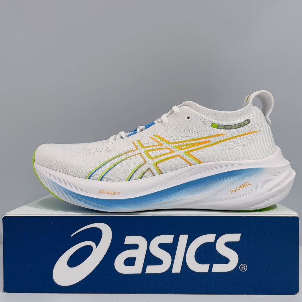 ASICS GEL-NIMBUS 26 男生 白色 舒適 透氣 緩震 運動 慢跑鞋 1011B794-100 | 蝦皮購物