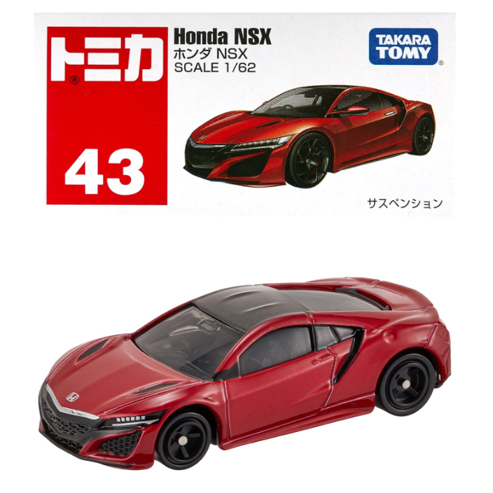 (bear)日本正版現貨 多美 TOMICA No.43 本田 Honda NSX 跑車 43 紅白盒 | 蝦皮購物