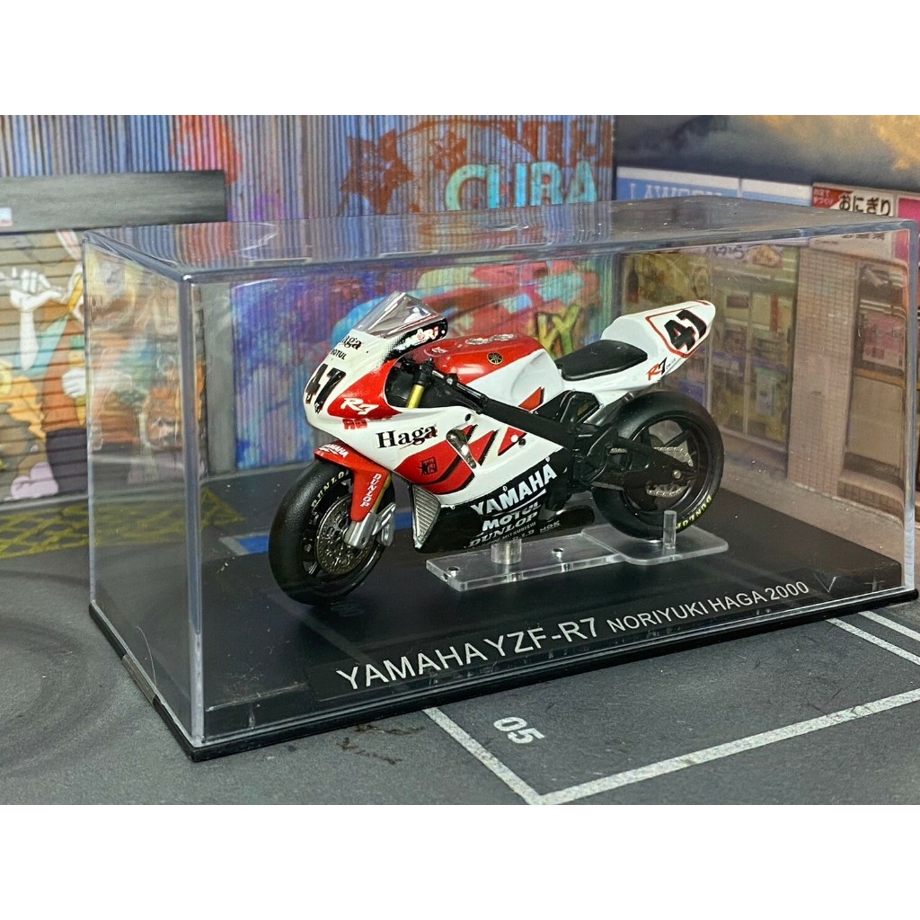 Deagostini-已拆封-B20-冠軍賽重機-46號-1:24 YAMAHA YZF-R7 2000 紅白 | 蝦皮購物