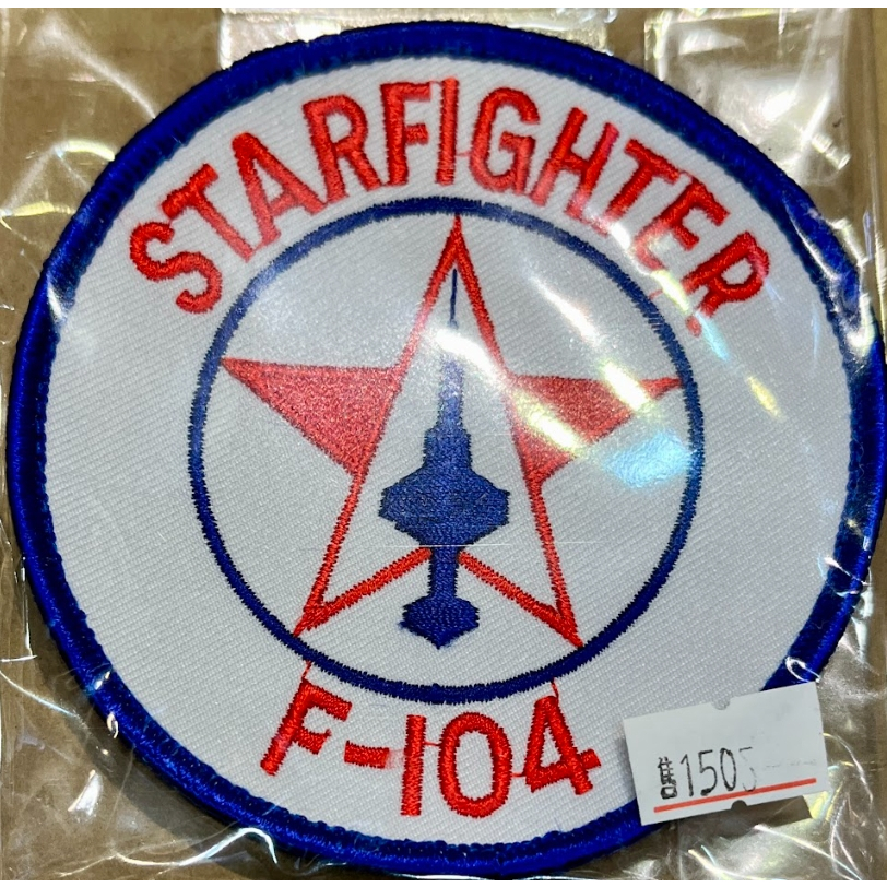 RBF絕版 F-104 STARFIGHTER PATCH 臂章 ARM-F104SF | 蝦皮購物