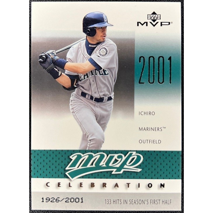 MLB 球員卡 鈴木一郎 Ichiro 2003 Upper Deck MVP Celebration 限量2001 | 蝦皮購物