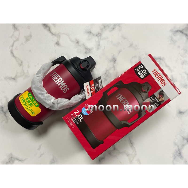 THERMOS 膳魔師 FJQ-2000/3000-R 不銹鋼真空保冷瓶 大容量 2000/3000cc 露營 運動 | 蝦皮購物