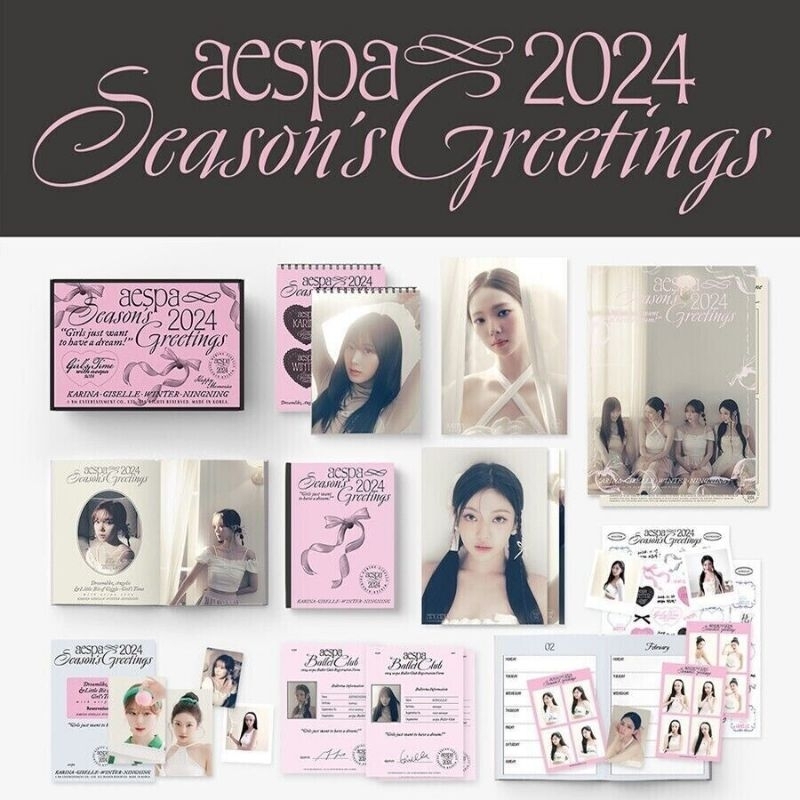 全新 未拆 aespa 2024 年曆 season's greetings 全新未拆 | 蝦皮購物