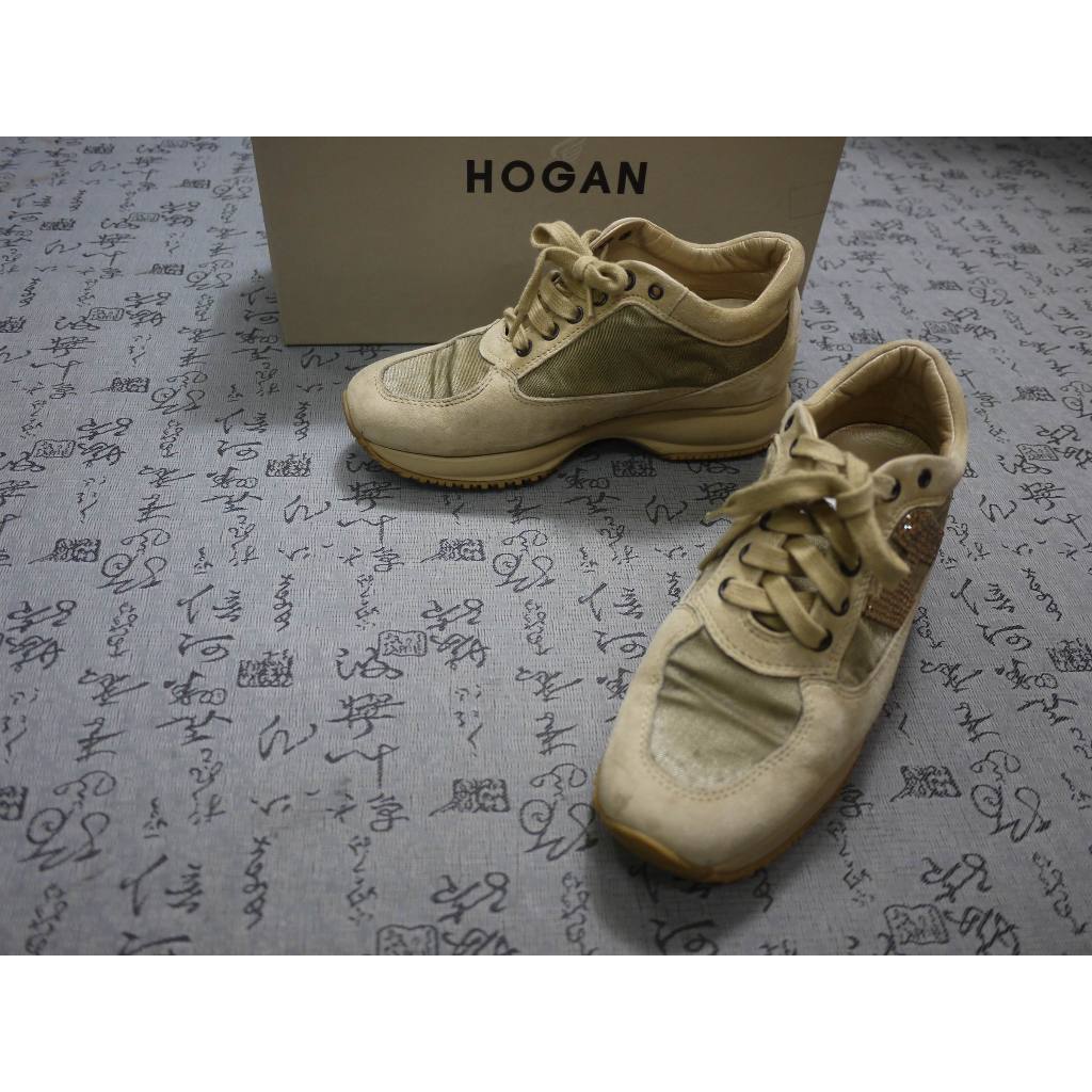 義大利製 HOGAN 真皮休閒鞋 USA 5.5 EUR 35 JPN 22.5 CM | 蝦皮購物