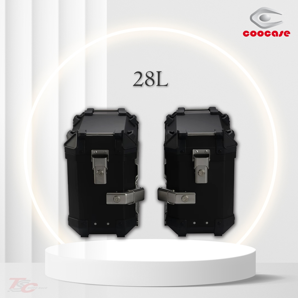 【COOCASE】酷凱士 28L 鋁合金機車左右置物箱 側箱 | 蝦皮購物
