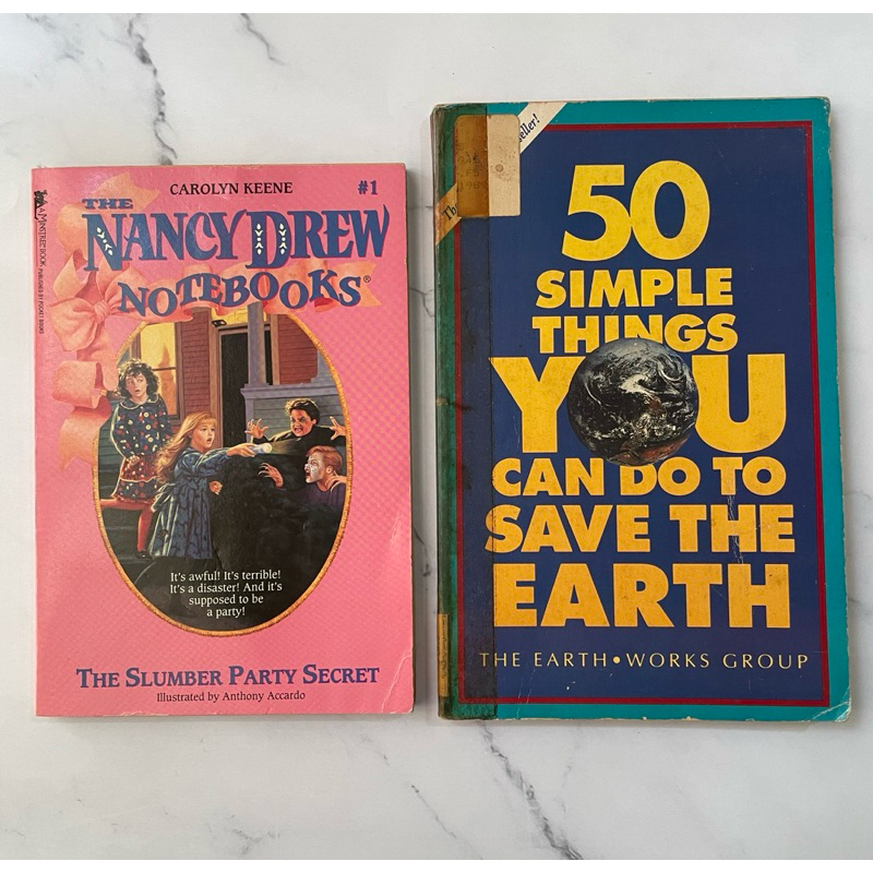 二手 超值 進階兒童英文閱讀讀本 Nancy drew Notebooks, Save the earth | 蝦皮購物