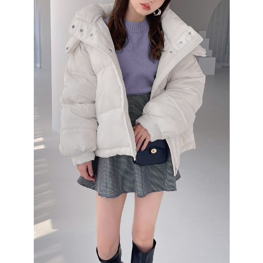 艾莉絲* | 官方日單正貨 GRL 2way 帶帽冬季溫暖外套 日系服裝 長版冬季外套 | 蝦皮購物