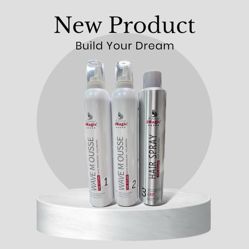 520ju-iMagic頭髮定型泡沫&噴霧 1號 泡沫膠/2號 泡沫膠/3號 噴霧 不同功效 台灣製造 400ml | 蝦皮購物