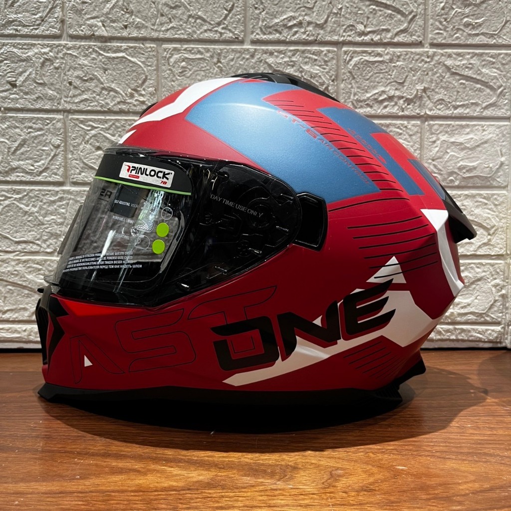 『新兄弟帽店』實體店面 免運 2024最新 Astone GT6 YB2 平紅灰 內墨鏡 通勤用 全罩式安全帽 | 蝦皮購物