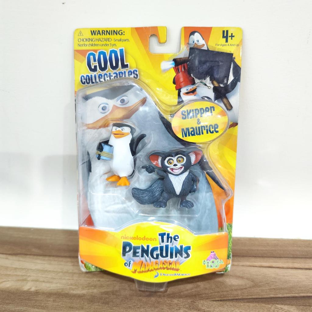 馬達加斯加卡通動畫The Penguins 爆走企鵝Skipper與狐猴Maurice公仔吊卡 | 蝦皮購物