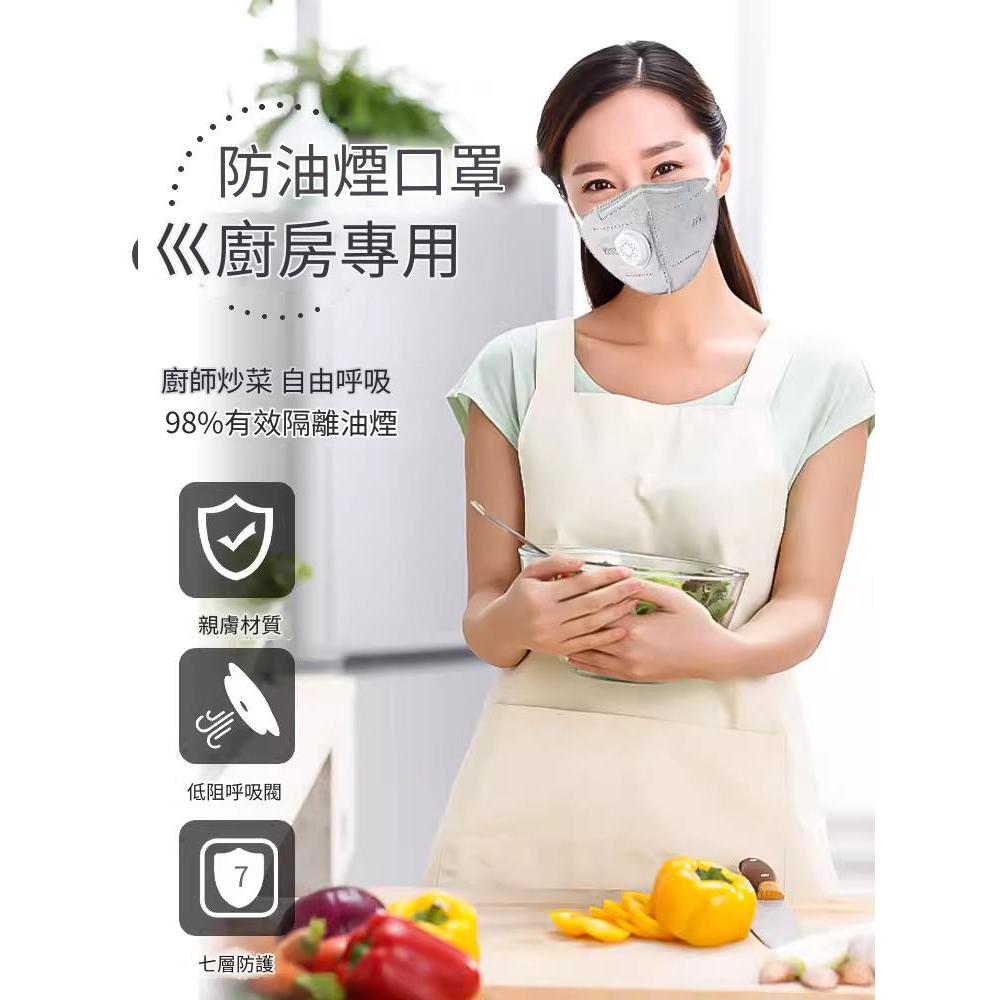 現貨 KP95 口罩 防油煙口罩 防PM2.5 防油性及非油性鹽性顆粒物 烹飪 碳烤 炒菜 烘焙 粉塵 甲醛等專業級防護 | 蝦皮購物