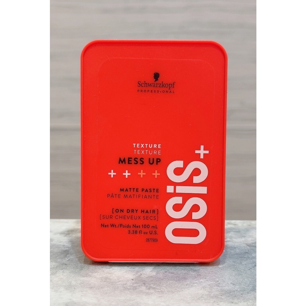 Schwarzkopf 施華寇 OSIS+ 慵懶凝土 Mess Up Matt Gum 髮泥 泥土 100ml | 蝦皮購物