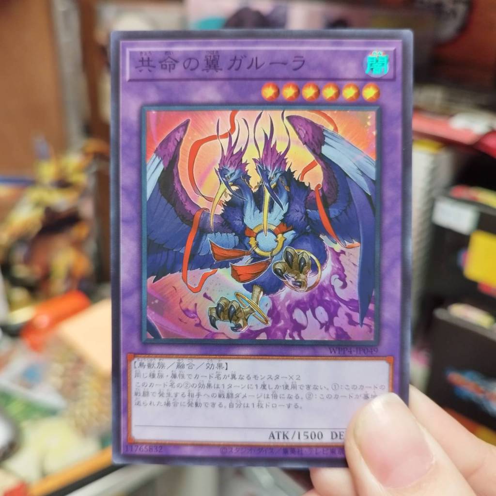 *Ca*~日系賣場~ 遊戲王 卡牌遊戲 WPP4-JP049 共命之翼 迦樓拉 亮面 | 蝦皮購物