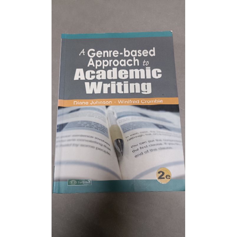 A Genre-based Approach to Academic Writing 2版附cd（二手，內文部分有筆記） | 蝦皮購物